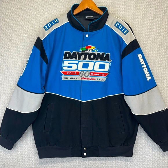 Fanatics | Jackets & Coats | Daytona 50 Nascar Racing Jacket Men Large ...